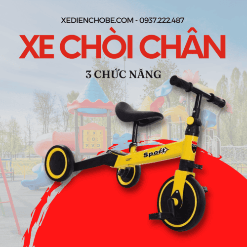 Mẫu Xe Chòi Chân 3 Chức Năng Giá Rẻ Dành Cho Bé Yêu