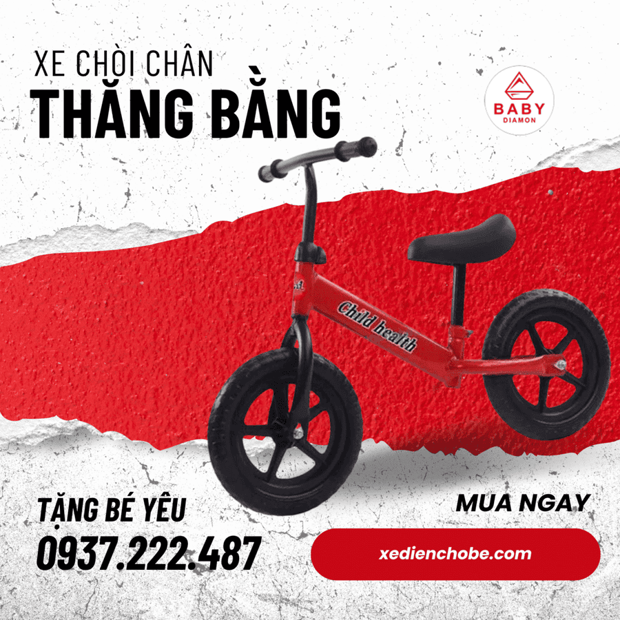 Xe Chòi Chân Thăng Bằng Cho Bé Giá Rẻ, Cha Mẹ Mua Ngay!
