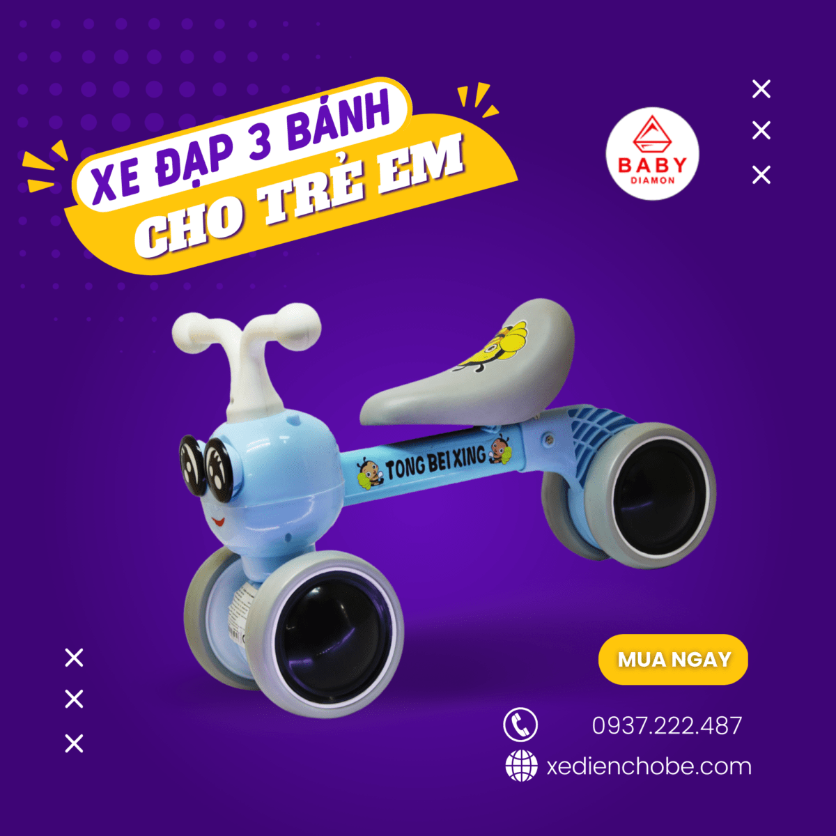 Xe Đạp 3 Bánh Cho Trẻ Em Chất Lượng Giúp Bé Tự Lập
