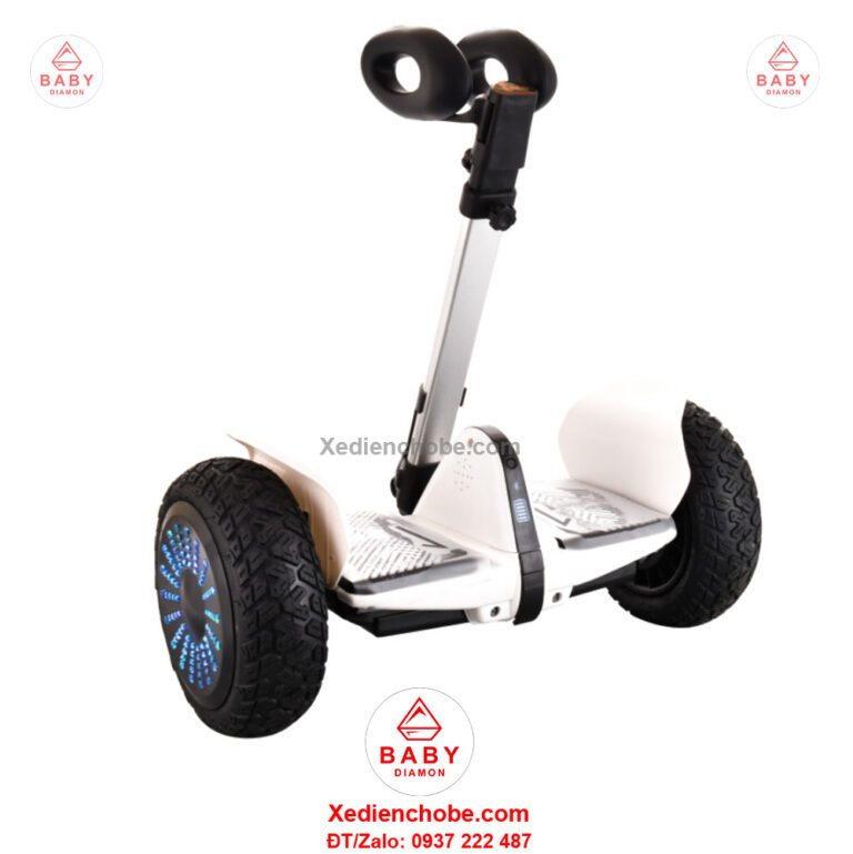 Xe điện cân bằng 10 inch, Mini Robot C3 Mini T, tay cầm đa năng