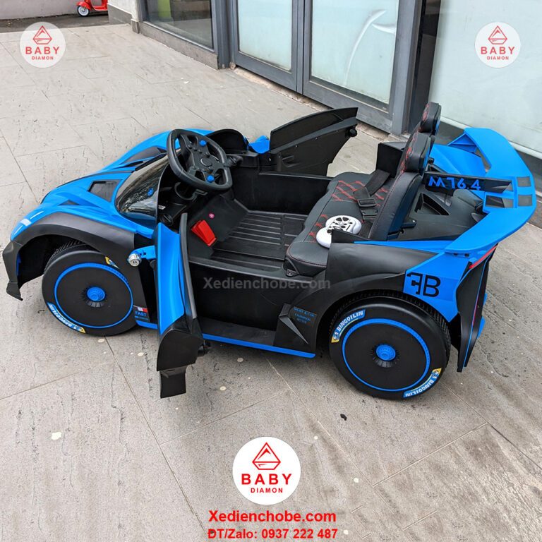 Xe điện cho bé Bugatti Bolide, 2 chỗ ngồi, XGZ 806, 1-7 tuổi