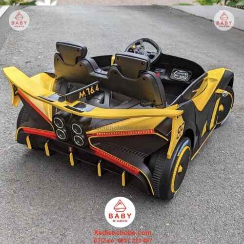 Xe điện cho bé Bugatti Bolide, 2 chỗ ngồi, XGZ 806, 1-7 tuổi