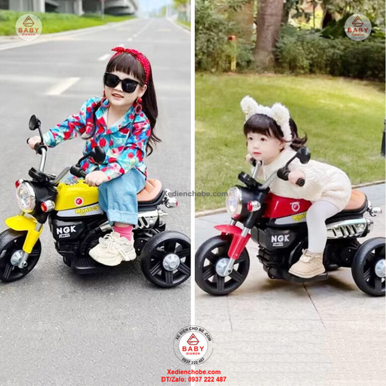 Xe máy điện cho bé Monkey NGK 936, 1-3 tuổi